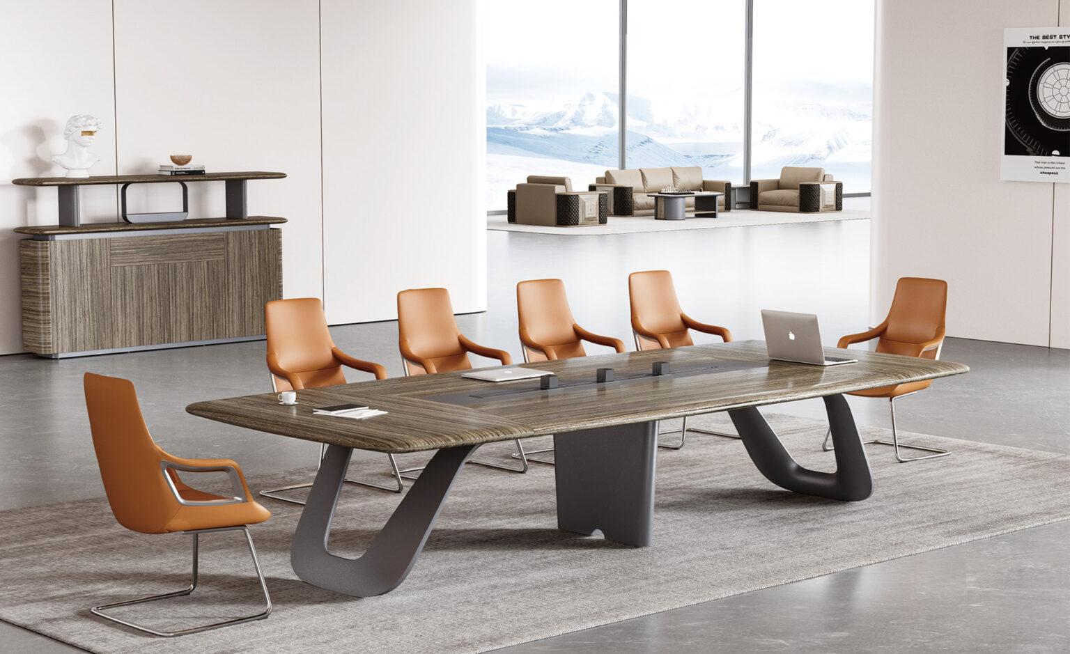 Classic Office Boardroom Table With A Modern Design | The Corporate Desk