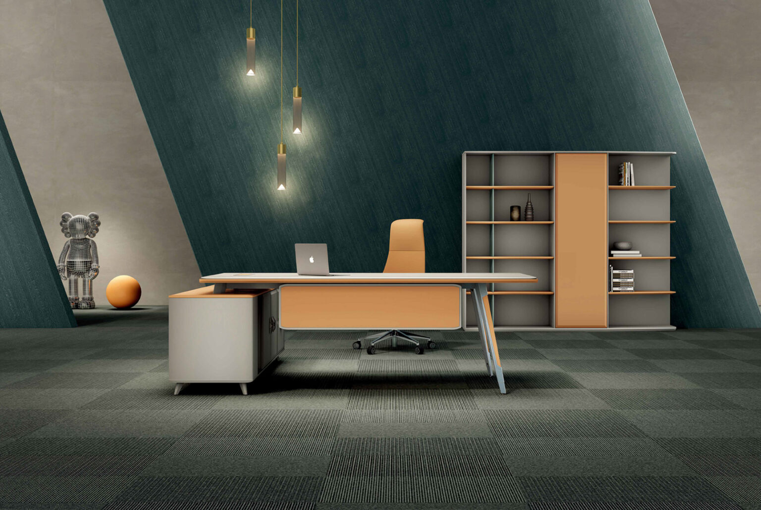 Sleek Office Manager's Desk From DM Series | The Corporate Desk
