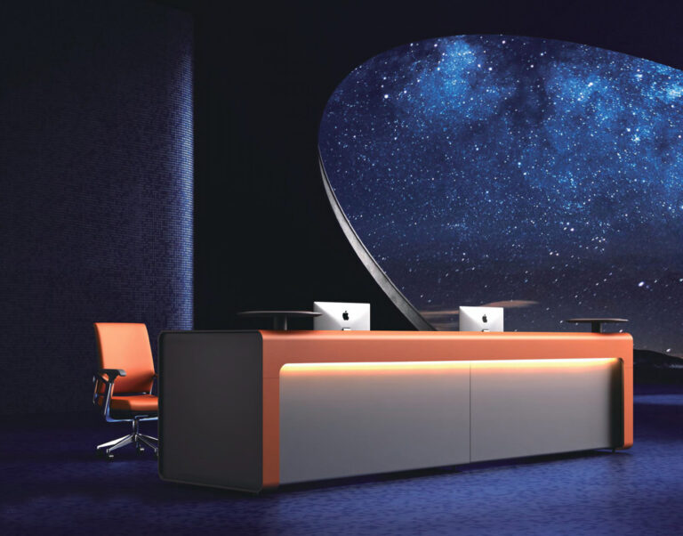 Modern Office Reception Desk From JY Series | The Corporate Desk