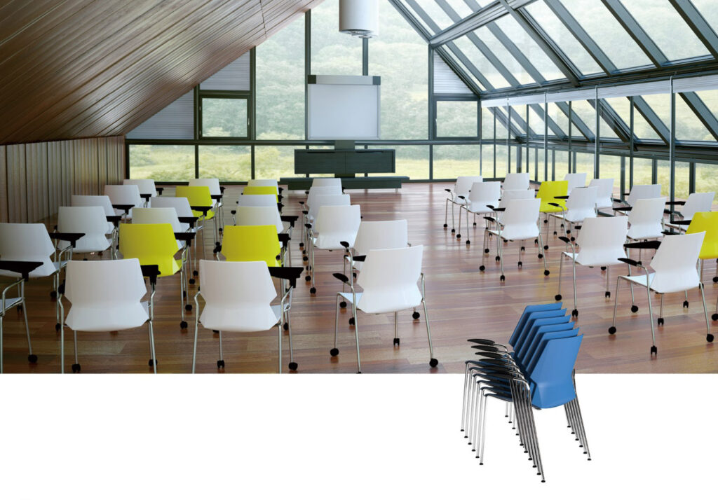 Modern Office Training Room Seats From Prim Series | The Corporate Desk