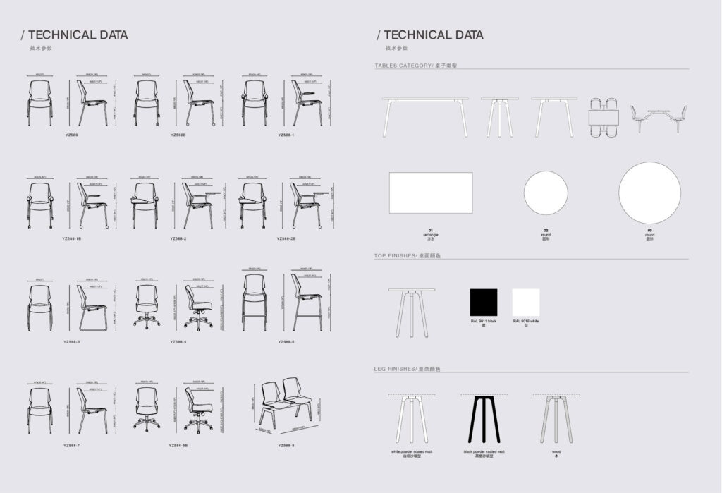 Modern Office Training Room Seats From Prim Series | The Corporate Desk
