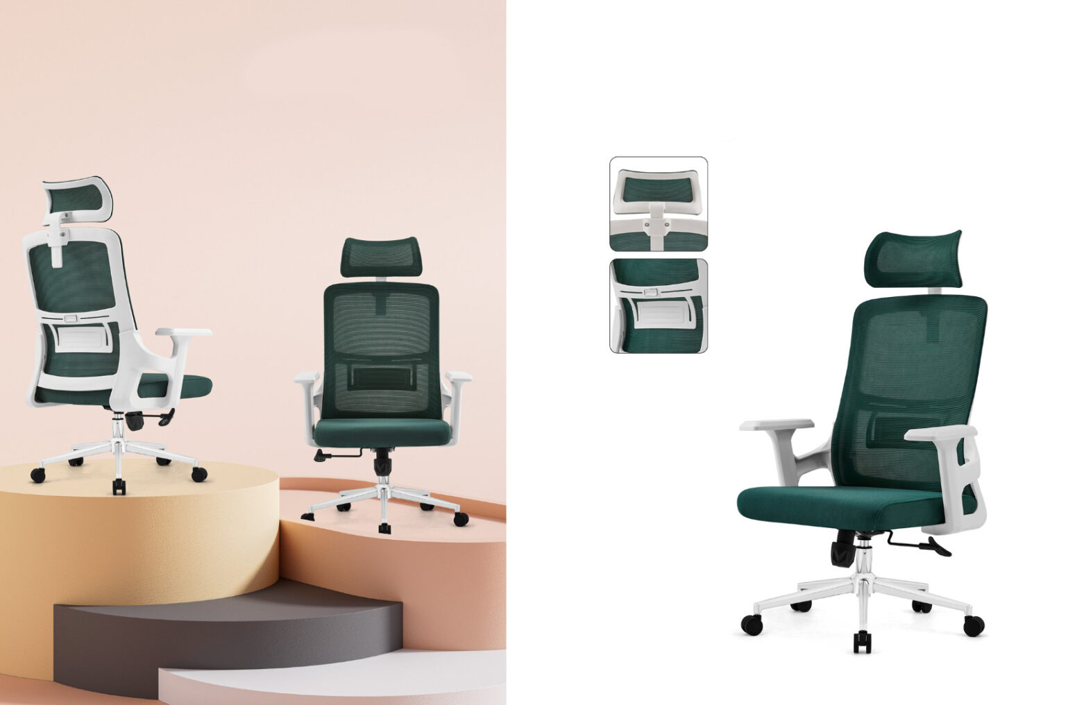 Modern Trendy Ergonomic Office Mesh Back Chair | The Corporate Desk