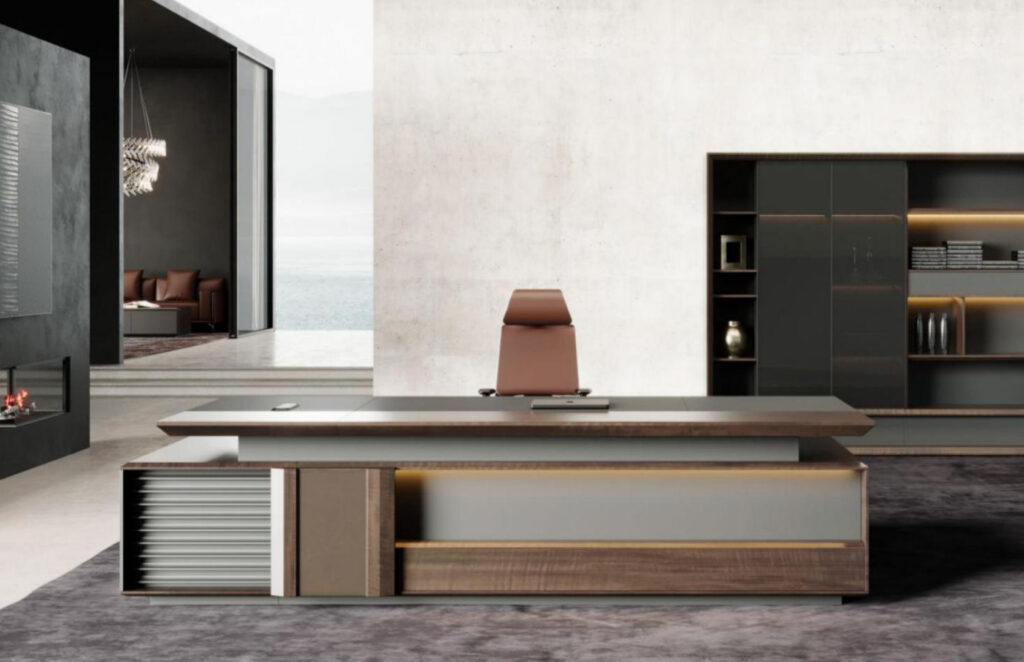 Sleek Spacious Executive Office Desk | The Corporate Desk