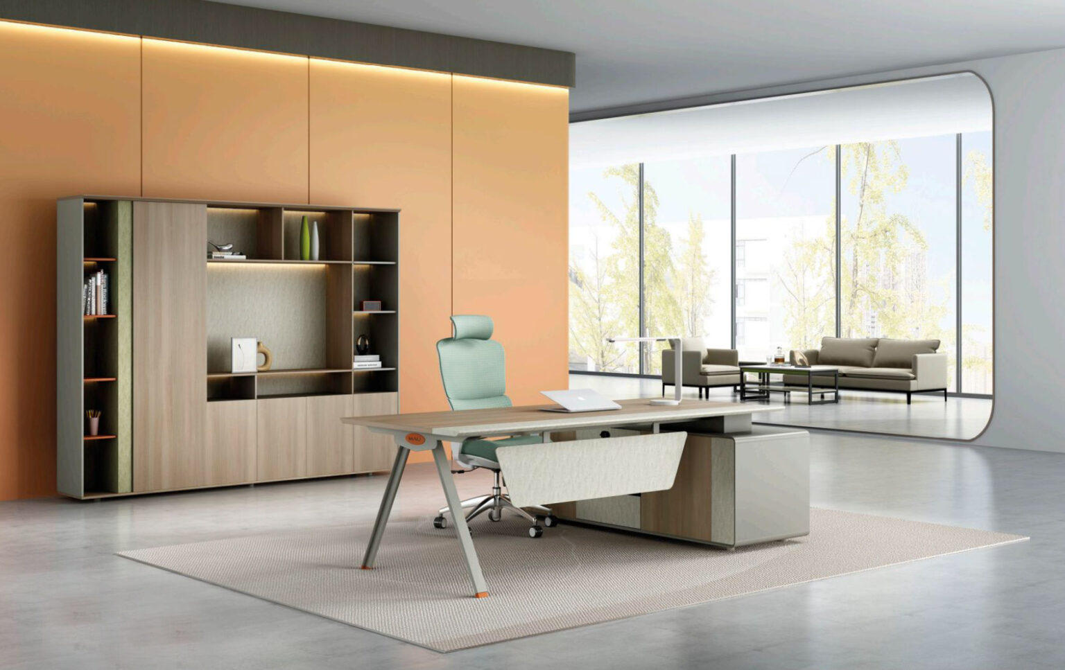 Modern Manager's Office Desk From Shibo Series | The Corporate Desk